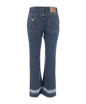 Valentino Garavani Belt Ring Denim Trousers