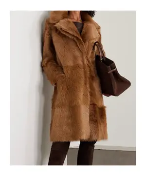 Nour Hammour Long Fur Coat
