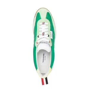 Thom Browne Tech Runner Low-top Sneakers - Green