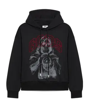 Gcds Gothic Printed Hoodie