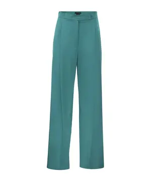 Max Mara High Waist Tailored Trousers - Blue