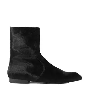 Khaite Round Toe Ankle Boots