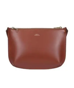 A.p.c. Sarah Logo Crossbody Bag - Brown