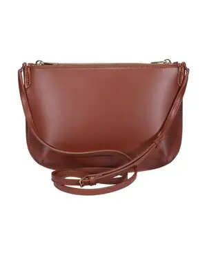 A.p.c. Sarah Logo Crossbody Bag - Brown