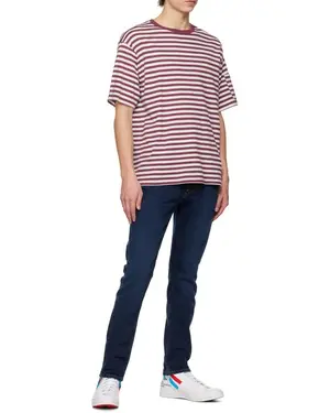 Nudie Jeans Slim Fit Dark Wash Denim Jeans - Black