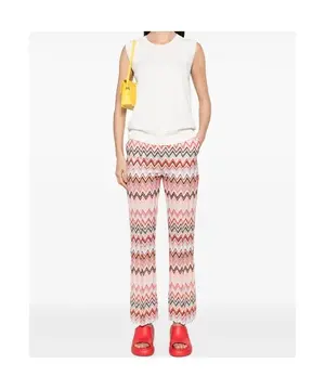 Missoni Zigzag Patterned Trousers - Multi-color