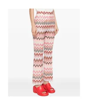 Missoni Zigzag Patterned Trousers - Multi-color