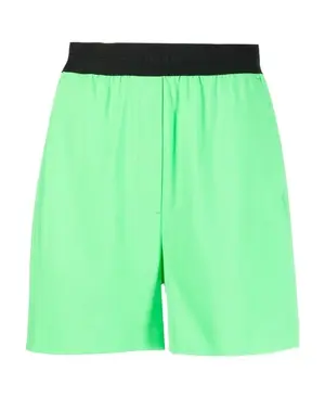 MSGM Logo Waistband Shorts