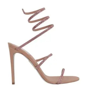 Rene Caovilla Embellished Stiletto Heeled Sandals - Phardrose