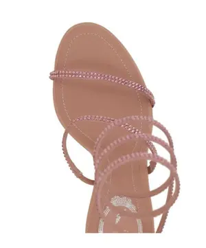Rene Caovilla Embellished Stiletto Heeled Sandals - Phardrose