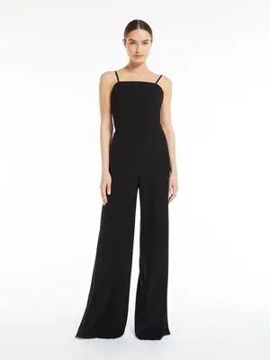 Max Mara Sleeveless Jumpsuit With Corset Detail