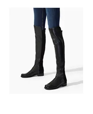 STUART WEITZMAN Over-the-knee Flat Boots - Black