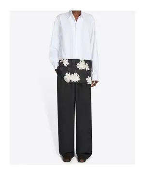 Dries Van Noten Capero Long-sleeved Shirt - White