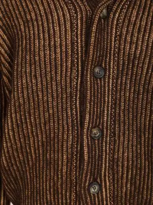 Jacob Cohen Long-sleeved Cardigan With Shawl Collar - Brown