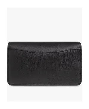 COACH Tabby Logo Plaque Chained Clutch Bag - Black