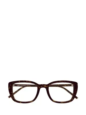 Saint Laurent Square Eyeglasses - Brown