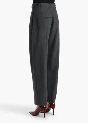 Khaite Dugan Pleated Trousers - Storm