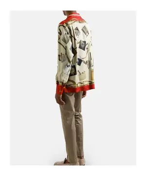 Dolce & Gabbana Logo Embroidered Tailored Trousers - Gray