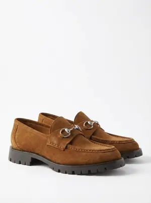 Gucci Metallic Loafers For Men