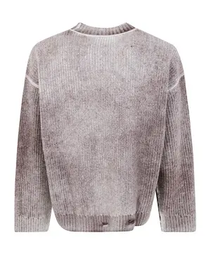 REPRESENT Distressed Crewneck Jumper - Gray