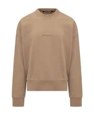 Palm Angels Crewneck Logo Sweatshirt
