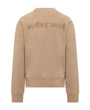 Palm Angels Crewneck Logo Sweatshirt