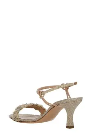 Casadei Embellished Open Toe Sandals - Nude