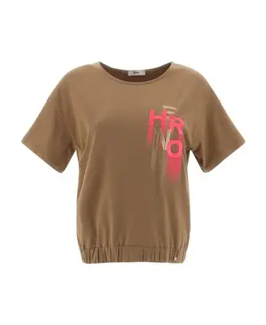 Herno Logo Embroidered Round Neck T-shirt