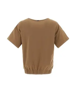 Herno Logo Embroidered Round Neck T-shirt