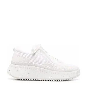 Chloé Nama Lace-up Sneakers - White