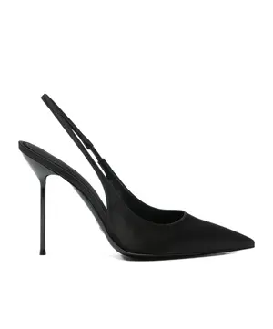 Paris Texas Lidia Pointed-toe Slingback Pumps - Black
