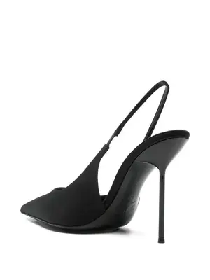 Paris Texas Lidia Pointed-toe Slingback Pumps - Black