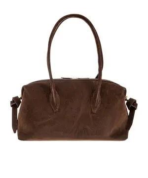 Yuzefi Brioche Shoulder Bag - Brown