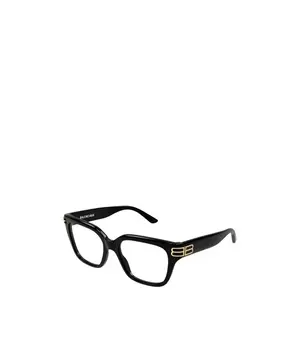 Balenciaga Square Frame Eyeglasses - Black