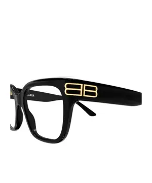 Balenciaga Square Frame Eyeglasses - Black
