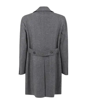 Tagliatore Long Sleeve Double-breasted Coat