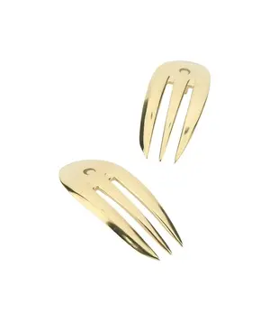 MARINE SERRE Reassembled Cutlery Clip-on Earrings