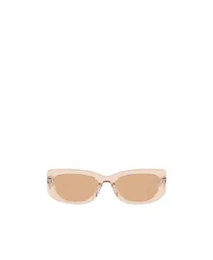Prada Rectangular Frame Sunglasses - Nude