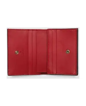 Gucci Gg Supreme Card Case With Cherries