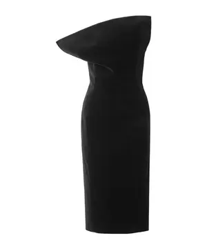 Khaite Strapless Draped Dress