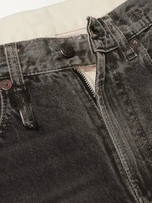 R13 Distressed Low-rise Boyfriend Jeans - Black