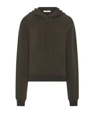 THE ROW Ribbed-trim Hoodie - Warm Tan