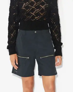 Isabel Marant Étoile Kynan High-waist Shorts - Black