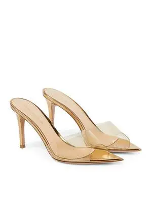 GIANVITO ROSSI Elle Pointed Toe High Heel Sandals - Nude