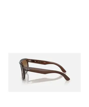 Ray-ban Boyfriend Reverse Square Frame Sunglasses - Brown