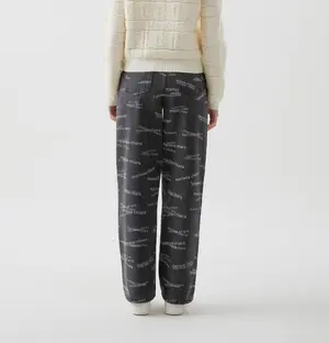 Marissa Chiara Printed Belt Loop Jeans