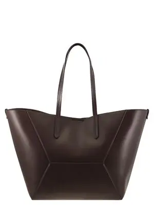 Brunello Cucinelli Paneled Leather Tote Bag