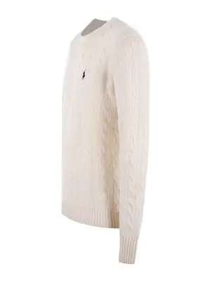 Polo Ralph Lauren Pony Embroidered Cable-knit Jumper - No