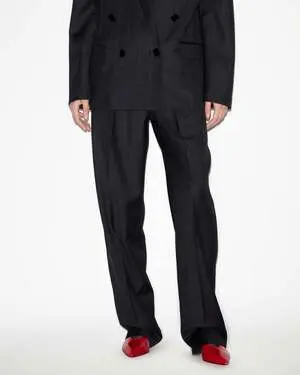 Isabel Marant Étoile Liska Pleated Trousers - Anthracite