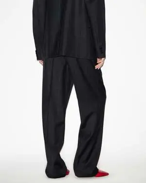 Isabel Marant Étoile Liska Pleated Trousers - Anthracite